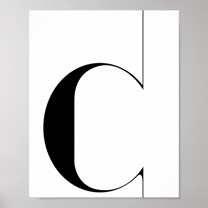 Letter C Poster | Zazzle.com