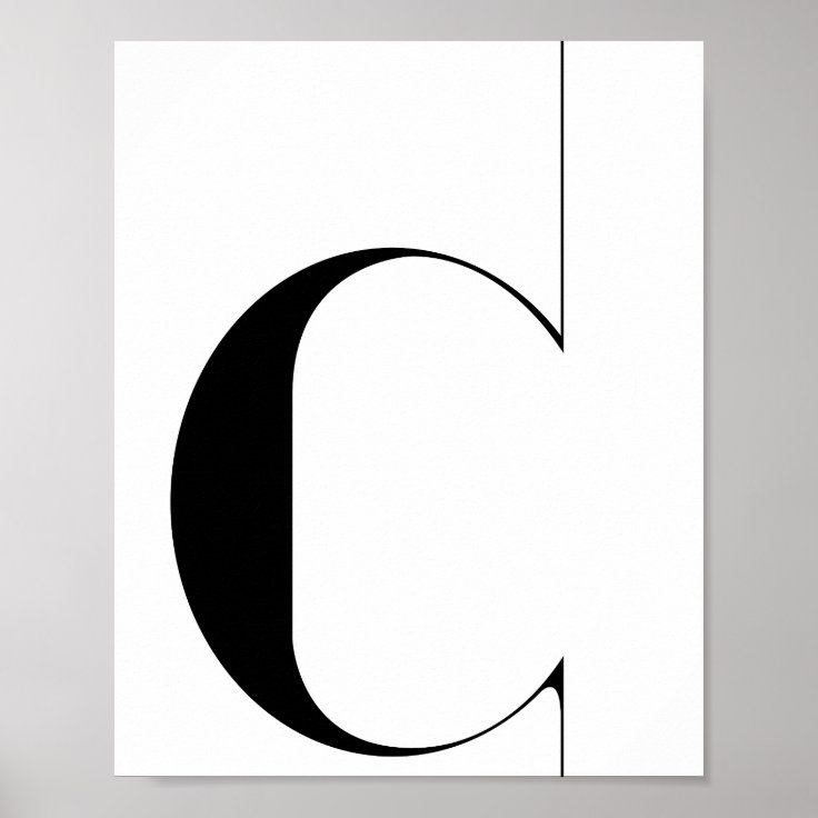 Letter C Poster | Zazzle