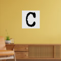 Letter C Poster | Zazzle
