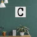 Letter C Poster | Zazzle