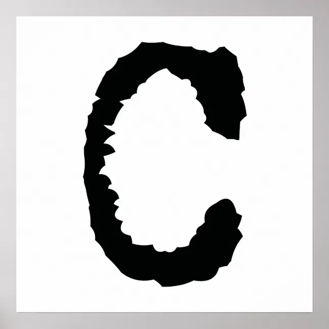 Letter C Poster | Zazzle