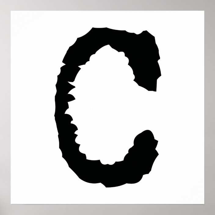 Letter C Poster | Zazzle.com