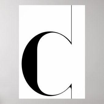 Letter C Poster | Zazzle