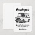 Letter Carrier Mailman Postal Mail Carrier Thank You Card | Zazzle