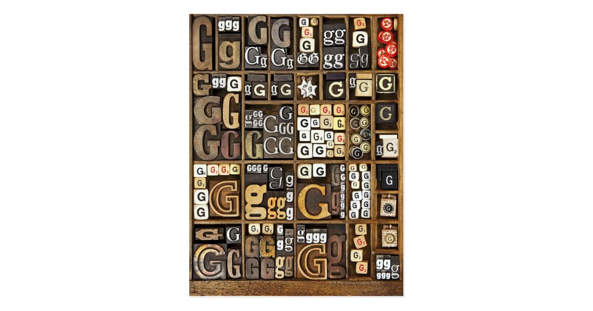 Letter G Postcard | Zazzle.com