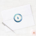 LETTER I - Nautical Beach Envelope Sticker | Zazzle