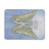 Letter K Angel Monogram Magnet | Zazzle