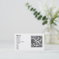 Letter S Medieval Monogram Art Nouveau Business Card | Zazzle
