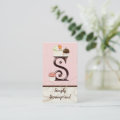 Letter S Monogram Dessert Bakery Business Cards | Zazzle