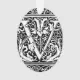 Letter V Medieval Monogram Art Nouveau Ornament | Zazzle