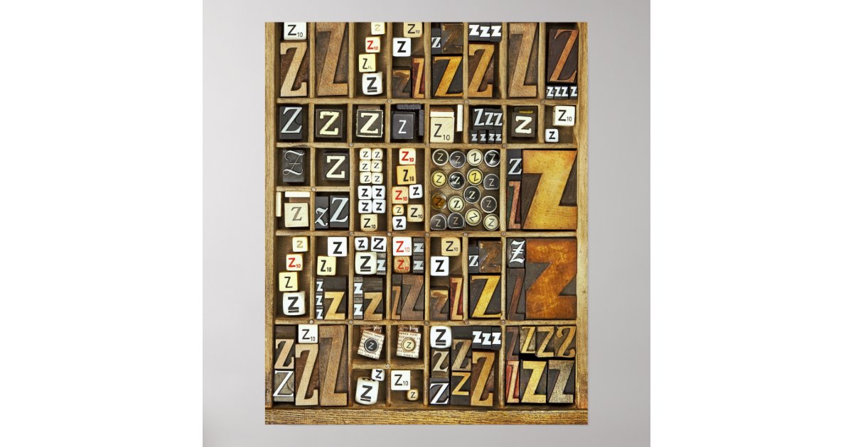 Letter Z Poster | Zazzle
