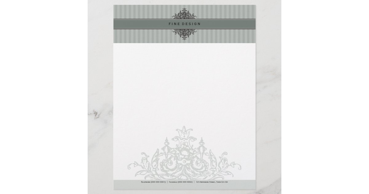 LETTERHEAD - beautiful renaissance 8 | Zazzle
