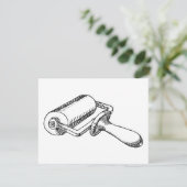 Letterpress ink roller printing press card | Zazzle