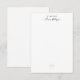 Letterpress paw print note card with name | Zazzle