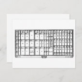 Letterpress printing press type case card | Zazzle