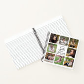 Letters To Heaven 8 Photo Collage Grief Grieving Notebook | Zazzle