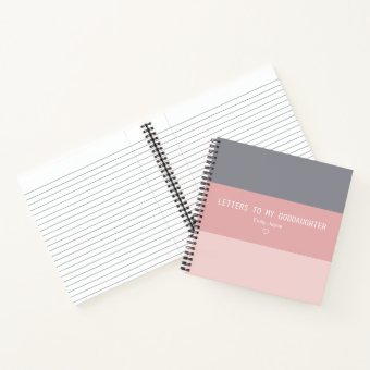 Letters to My Goddaughter Keepsake Journal | Zazzle