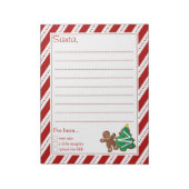Letters To Santa Notepad | Zazzle