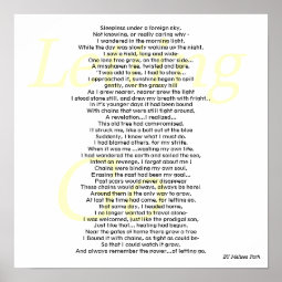 Letting Go Inspirational Poem By Melissa Park Poster | Zazzle