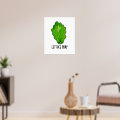 Lettuce Pray Funny Veggie Pun Poster | Zazzle