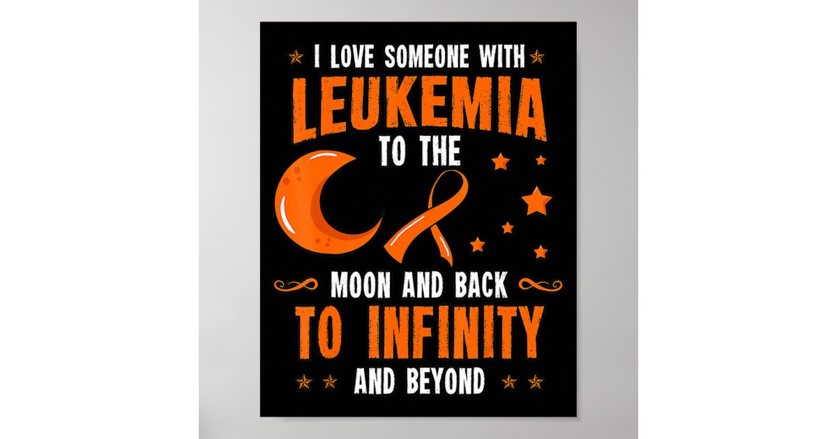 Leukemia Awareness Blood Cancer Bone Marrow Gift Poster | Zazzle