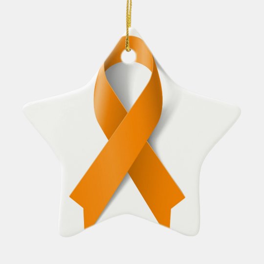 Leukemia Awareness Ribbon Ceramic Ornament | Zazzle.com