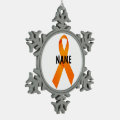 Leukemia Christmas Ribbon Ornament | Zazzle