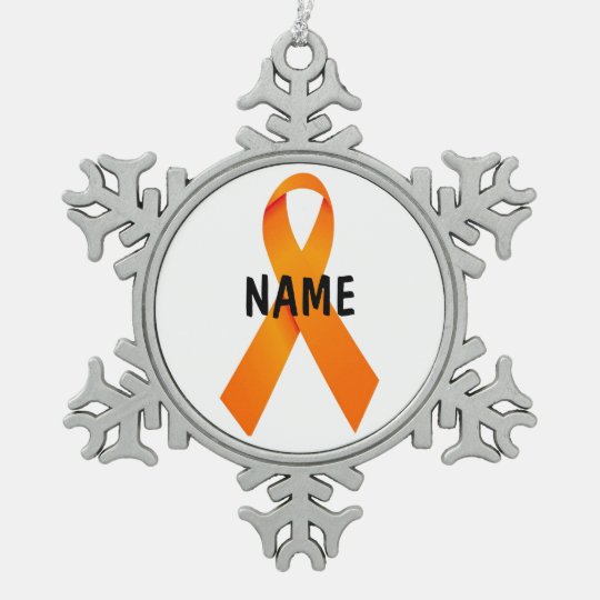 Leukemia Christmas Ribbon Ornament | Zazzle.com