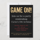 Level 13 Unlocked 13th Birthday Personalized Invitation | Zazzle