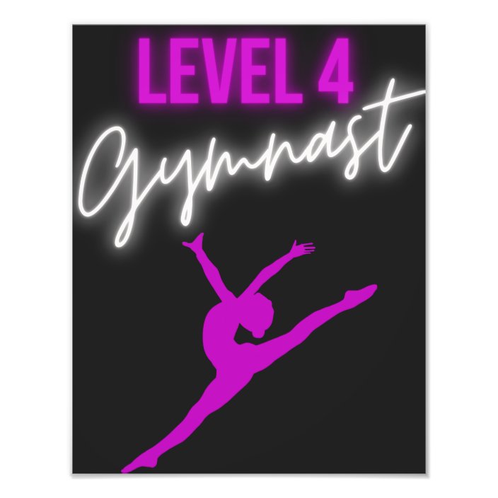 Level 4 Gymnast Photo Print | Zazzle.com