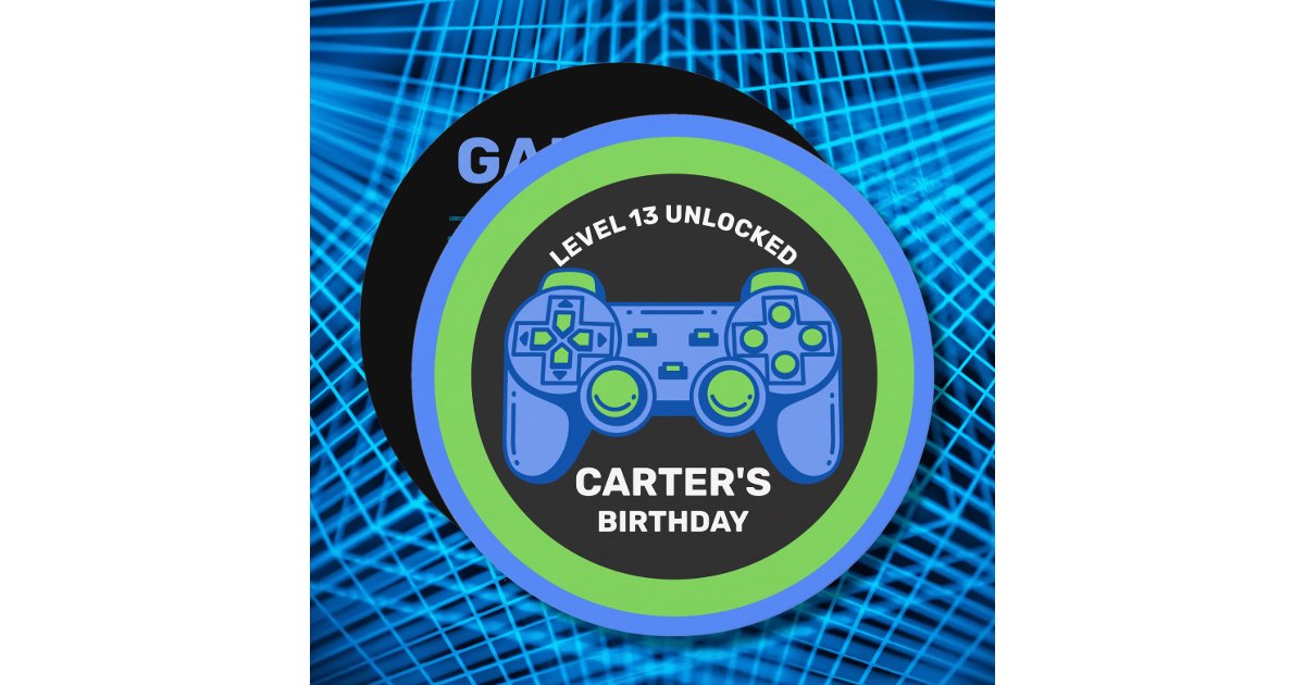 Level Unlocked Birthday Gamer Personalized | Zazzle