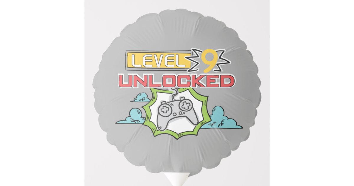 Level Unlocked Custom Birthday Balloon | Zazzle