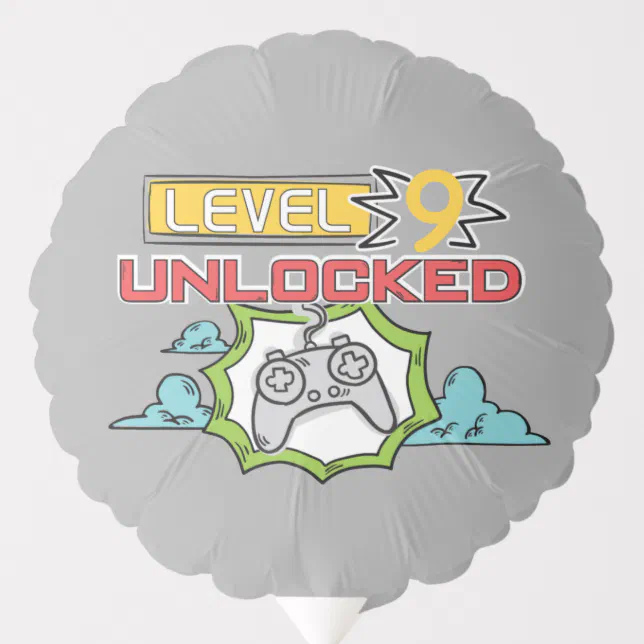 Level Unlocked Custom Birthday Balloon | Zazzle
