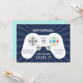 Level Up | Gamer Theme Birthday Party Invitation | Zazzle