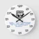 "Level up!" retro gaming RPG clock | Zazzle