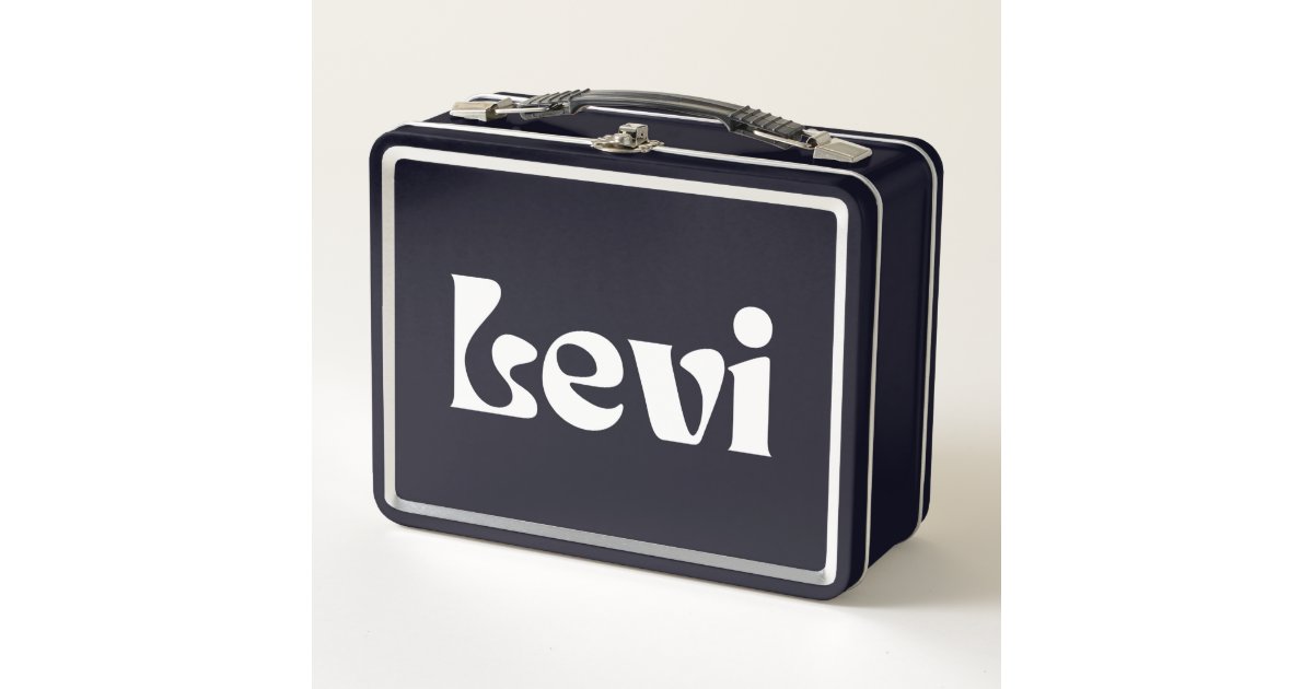 Levi Metal Lunch Box | Zazzle