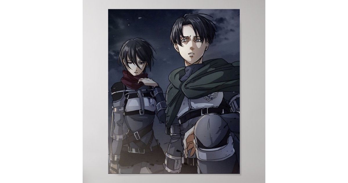 Levi x Mikasa Poster | Zazzle