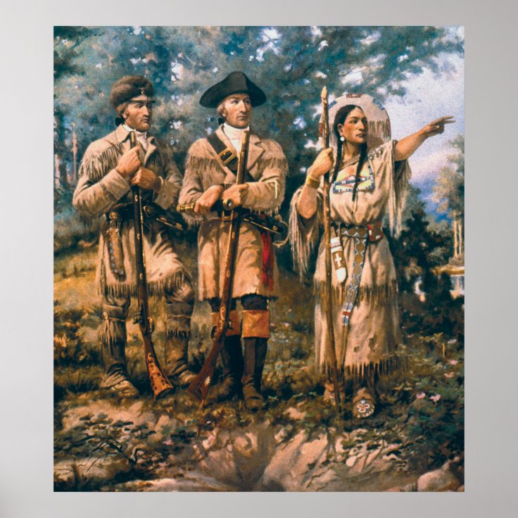 Lewis and Clark, Sacagawea Poster | Zazzle