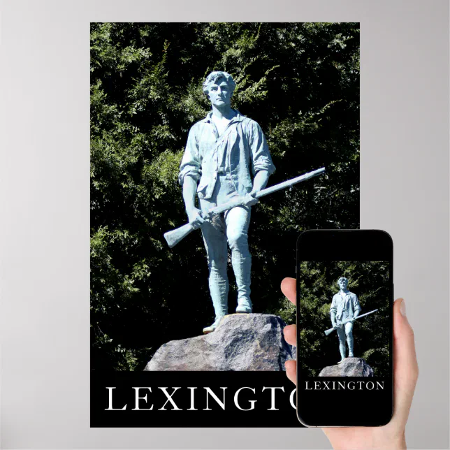 Lexington Minuteman Poster | Zazzle