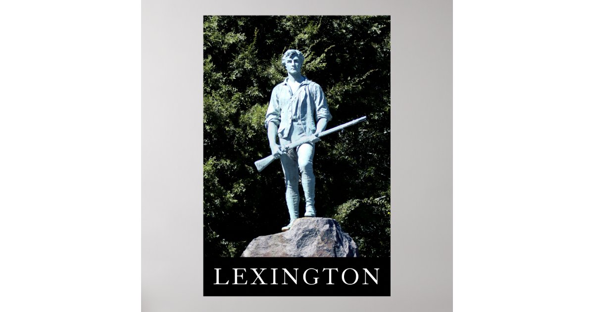 Lexington Minuteman Poster | Zazzle