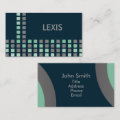 Lexis Business Cards | Zazzle