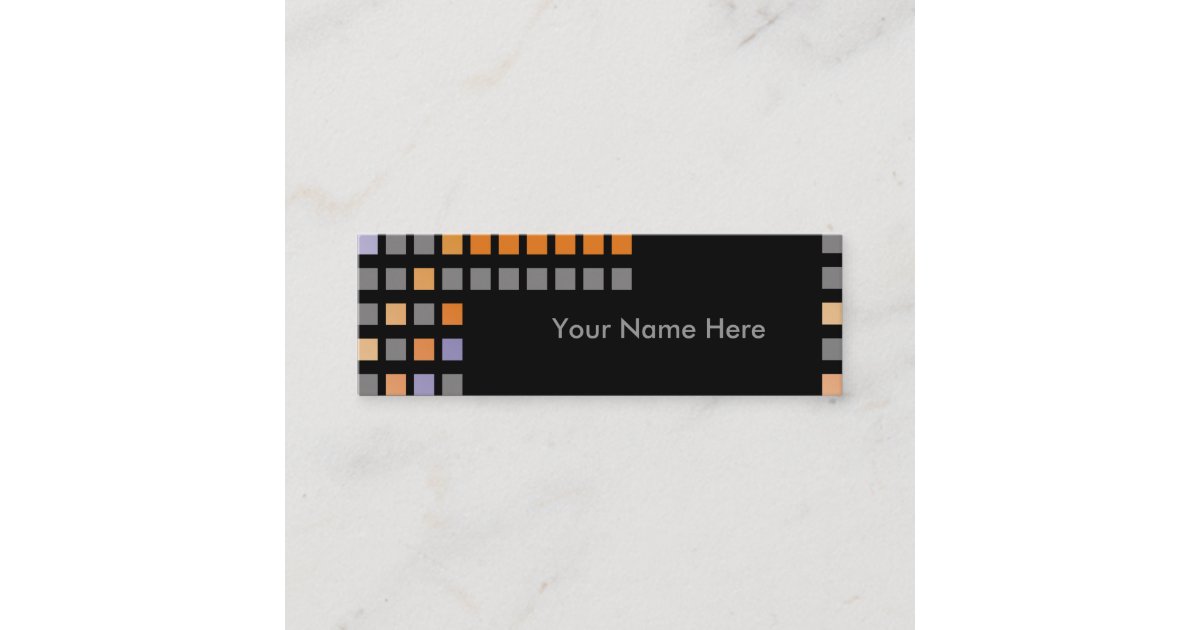 Lexis Business Cards-Skinny Mini Business Card | Zazzle