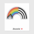 LGBT Ally Flag Progress Pride Flag Straight Ally Sticker | Zazzle