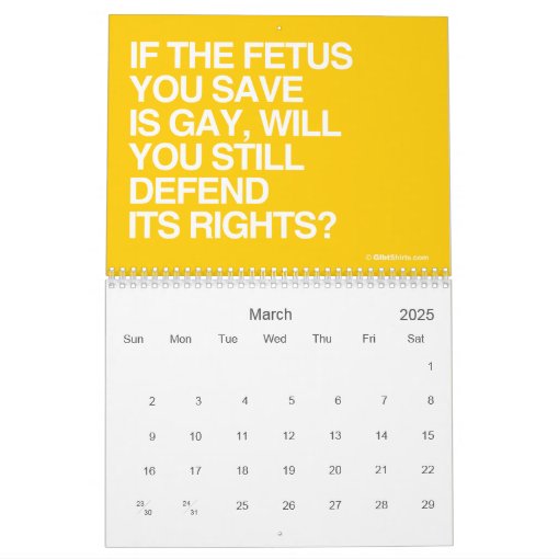 LGBT EQUALITY CALENDAR | Zazzle