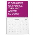 LGBT EQUALITY CALENDAR | Zazzle