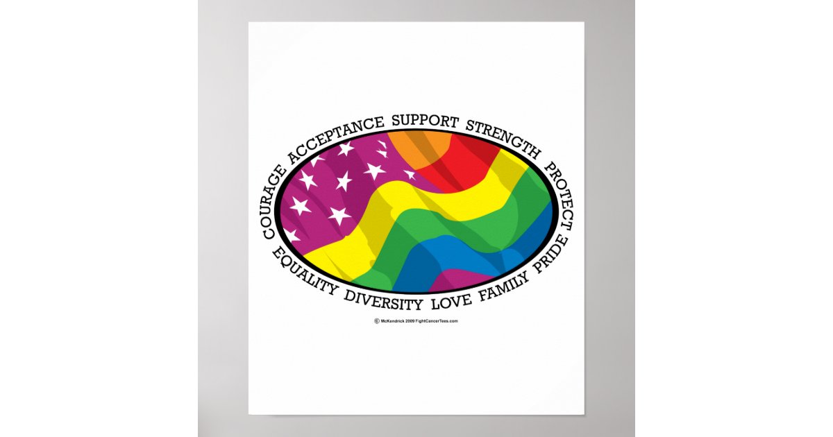 LGBT Flag Poster | Zazzle