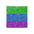 LGBT flag vibrant rainbow glitter sparkles Cloth Napkin | Zazzle