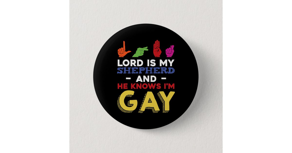 Lgbt Gay Pride Month Awareness Asl Sign Language Q Button | Zazzle