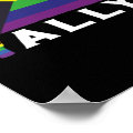 LGBT Gay Pride Month Proud Ally Poster | Zazzle