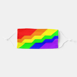 LGBT Gay Pride Rainbow Colors Essential Face Mask | Zazzle